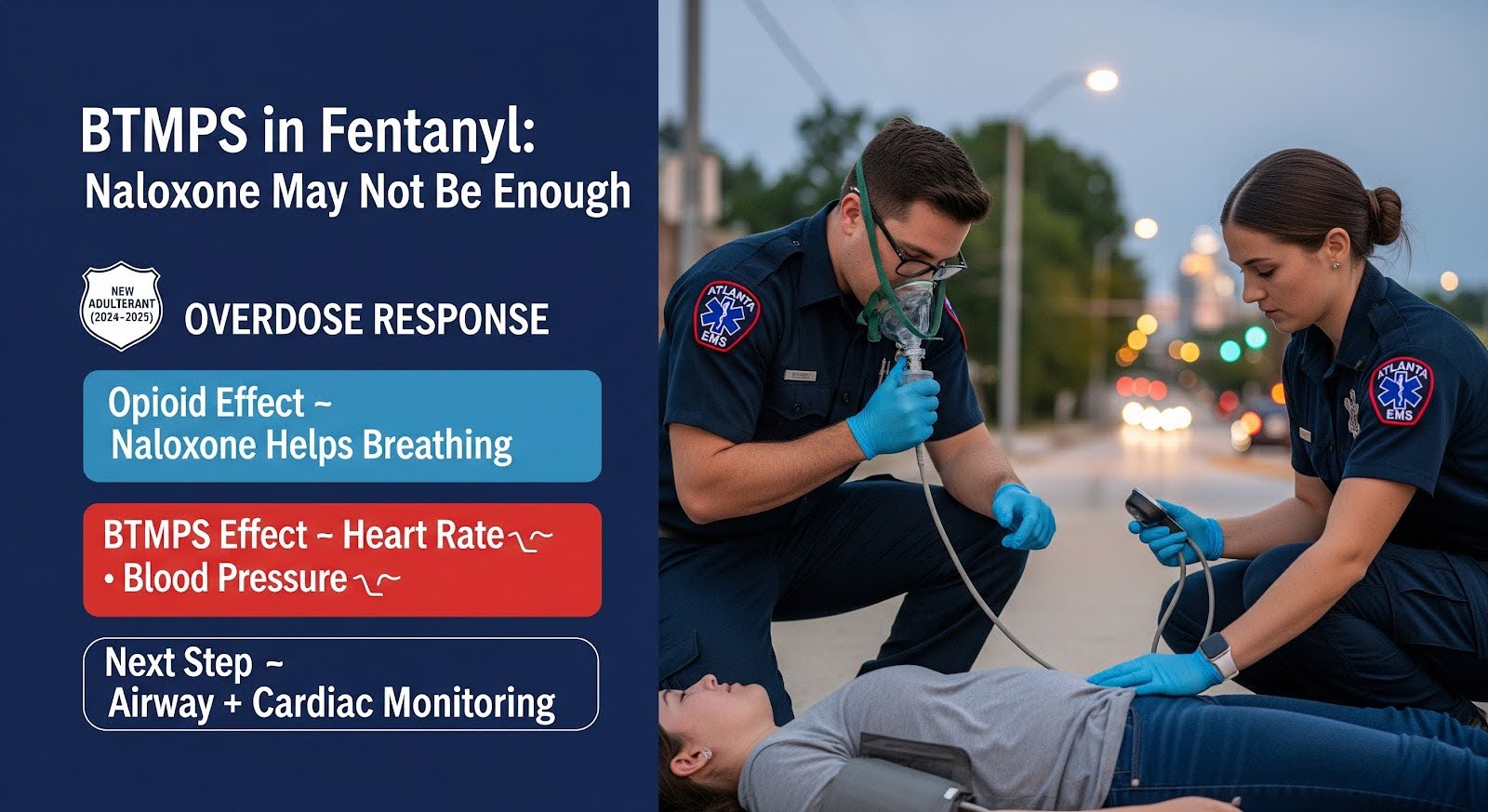 How BTMPS Adulterant Change Atlanta Overdose Response?